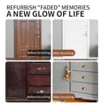 2-in-1 Wood Refinishing Paint Brush, White Touch-Up Repair Brush, Quick ...