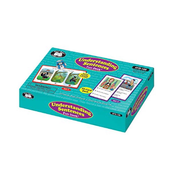 Super Duper Publications Understanding Sentences Fun Deck With Secret ...