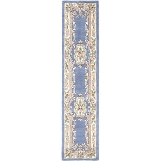Rugs America New Aubusson Collection Light Blue 510-208 Traditional ...