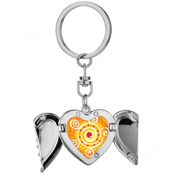 Orange volumen México totems antigua civilización dibujo Llavero de ...