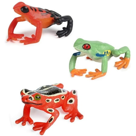 Simulated Tree Frog Figurines African Reed Frog Figurine Poison Dart ...