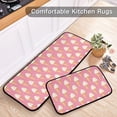 2-Piece Kitchen Mat Set Non Slip Washable Floor Mats Decorative Rugs ...