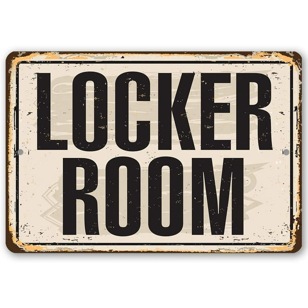 Mens Locker Room Sign