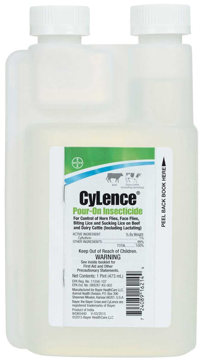 Bayer CyLence Pour-On Insecticide (16 oz) - Walmart.com