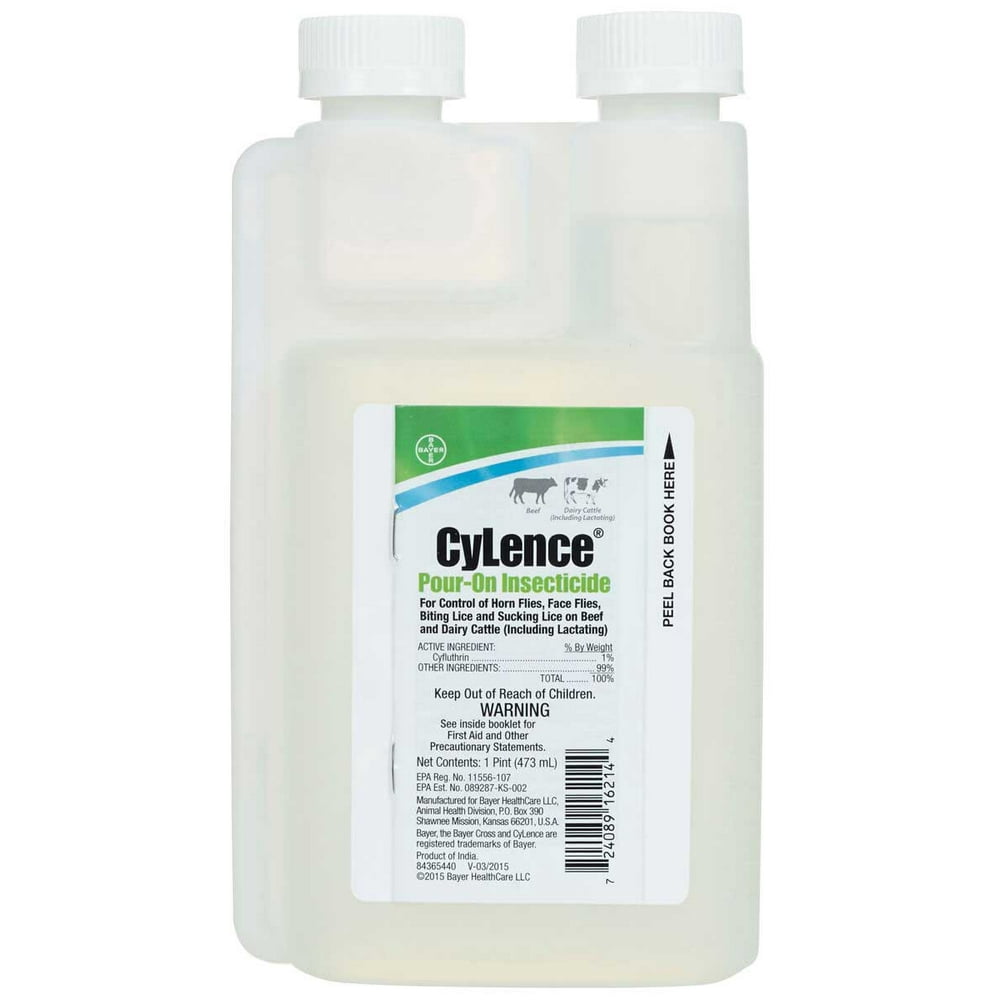 Bayer CyLence Pour-On Insecticide (16 oz) - Walmart.com - Walmart.com