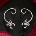 Silver Plated Retro Punk Scorpion Earrings Unique Design Statement ...