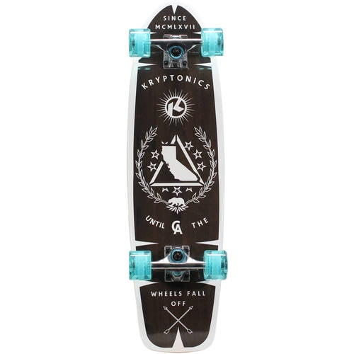 Kryptonics Complete Cruiser Skateboard, 30" x 8" - Walmart.com ...
