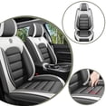 Car Seat Cover for TOYOTA PRIUS 2005, PU Leather Two-piece set With ...
