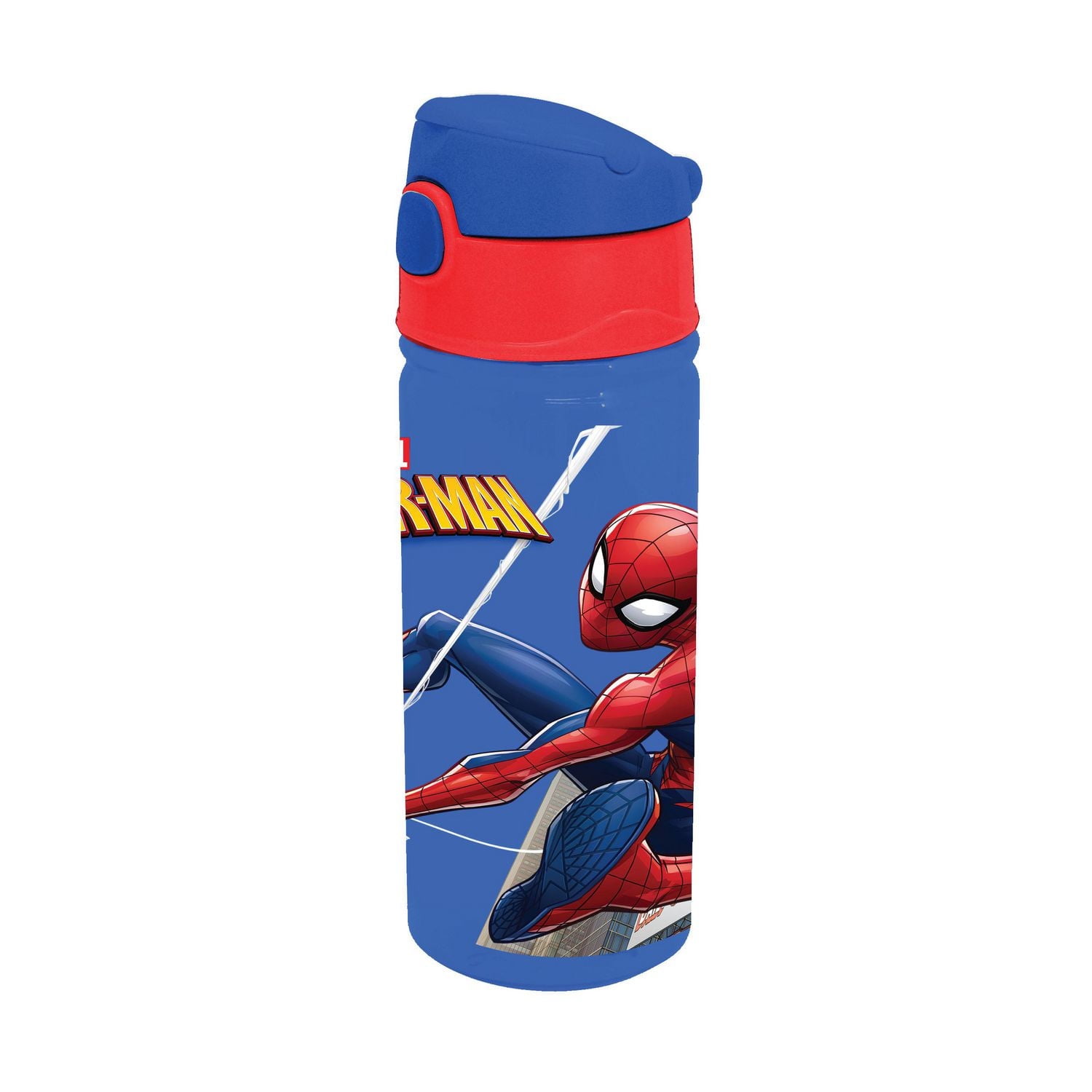 Spider-man Push Water Bottle (500ml / 17oz) - Walmart.ca