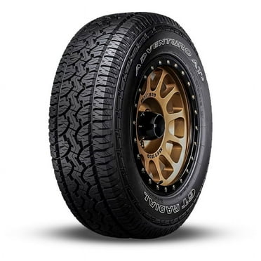 GT Radial Adventuro AT3 All-Season All-Terrain Tire, 265/60R18 109 T, Quiet Ride with Rim ...