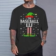Baseball Elf Christmas Family Matching TShirt - Walmart.com
