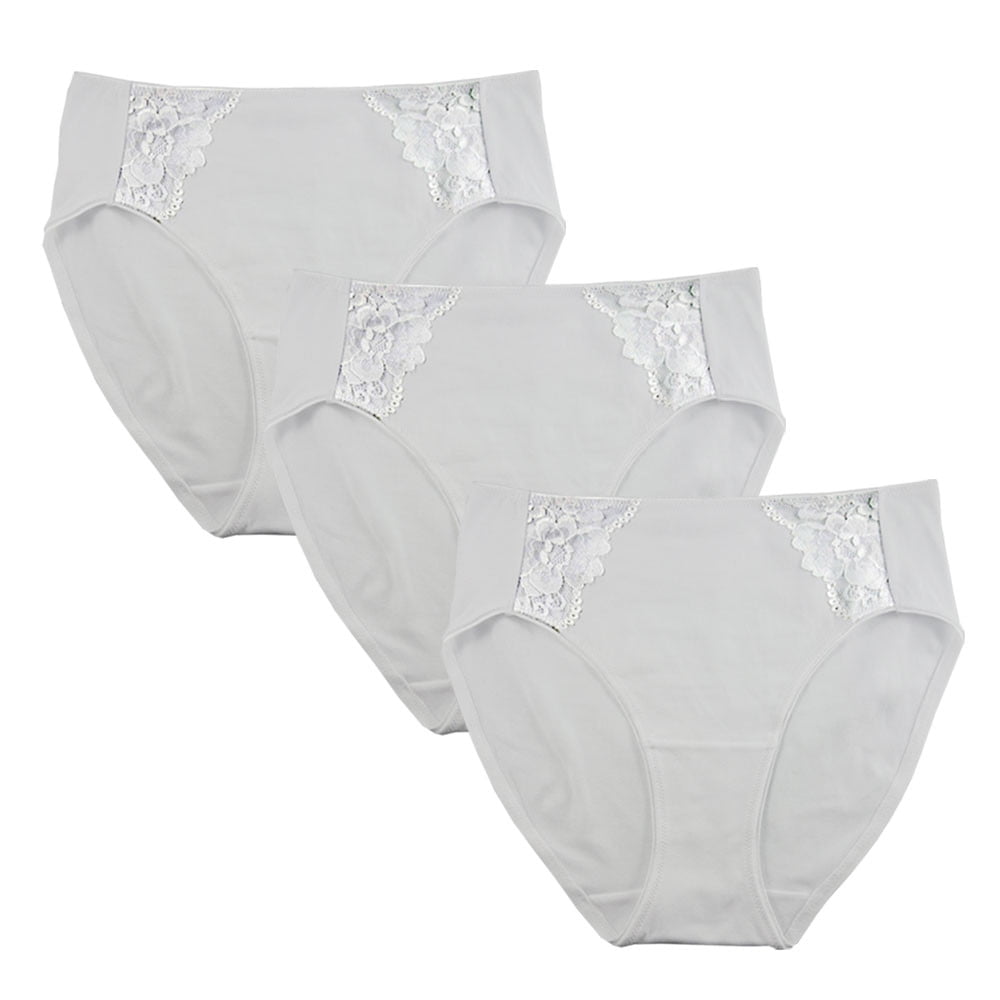 Click here for Fem Intimates Cotton Spandex High Cut Panties W/ L... prices