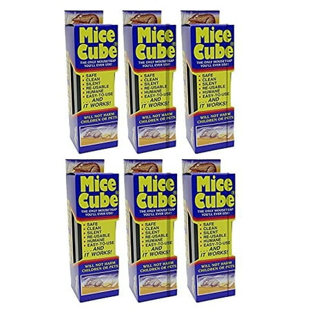 Mice Cube - Reusable Humane Mouse Trap (6-Pack) - Walmart.com