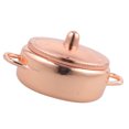 FOMIYES Retro Rose Gold Alloy Stew Pot Miniature for Decor with ...