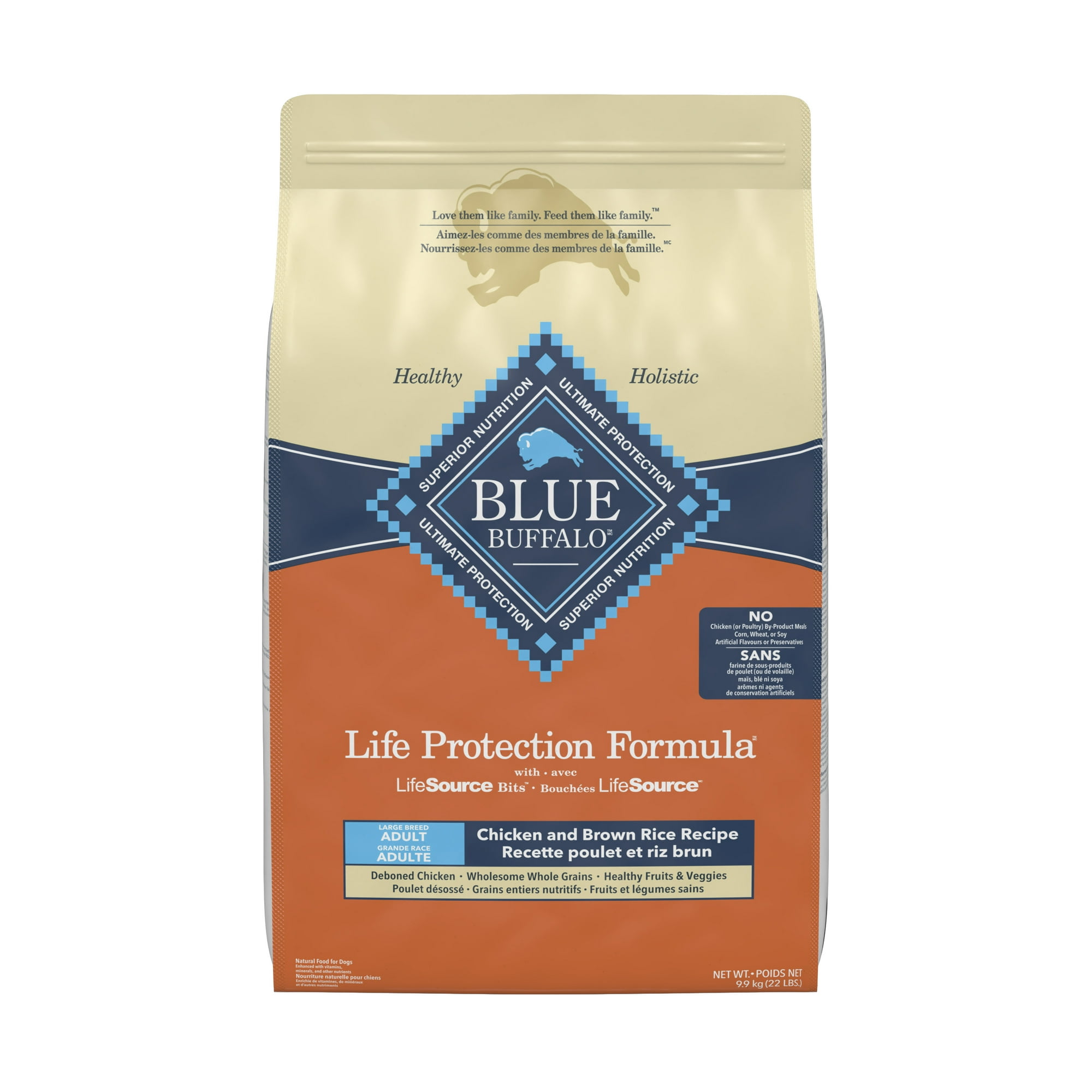 Click here for Blue Buffalo Large Breed Adult Chicken And Brown R... prices