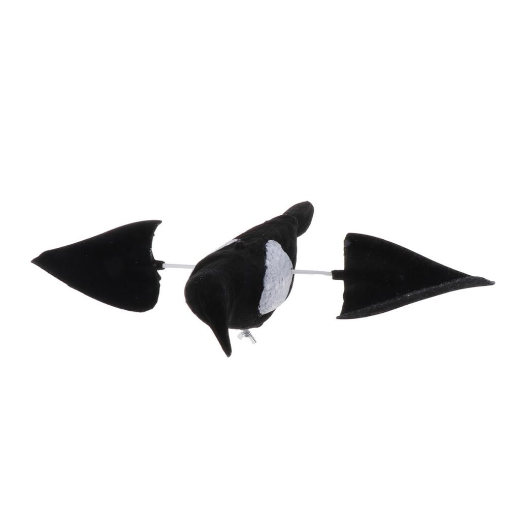 Handmade Birds Magpie Figurine Model Outdoor Garden - Walmart.com