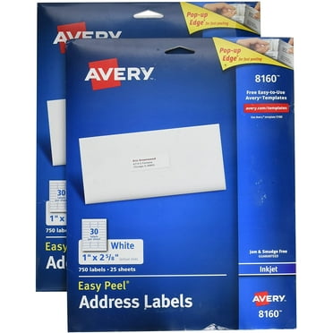 Avery Shipping Labels w/Paper Receipts and TrueBlock Technology for ...