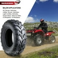 WANDA 26x8-12 Front ATV Tires, Set of 2, 6 Ply Rated, Durable ...