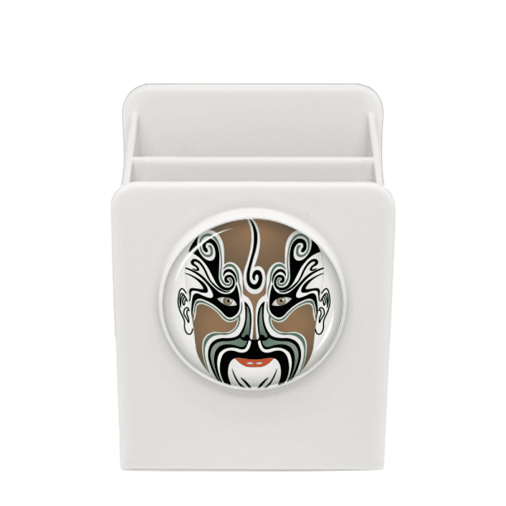 Peking Opera Head Colorful Wangwujiang Desk Pencil Holder Cup Pen ...