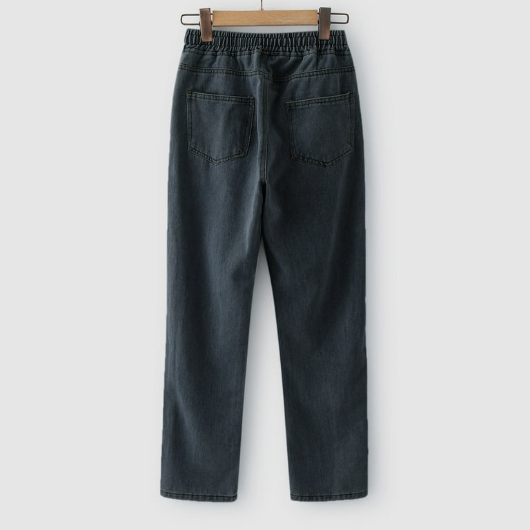 TAIAOJING Men's Vintage Hop Style Baggy Skater Jeans Denim TAIAOJING Men's Vintage Hop Style Baggy Skater Jeans Denim