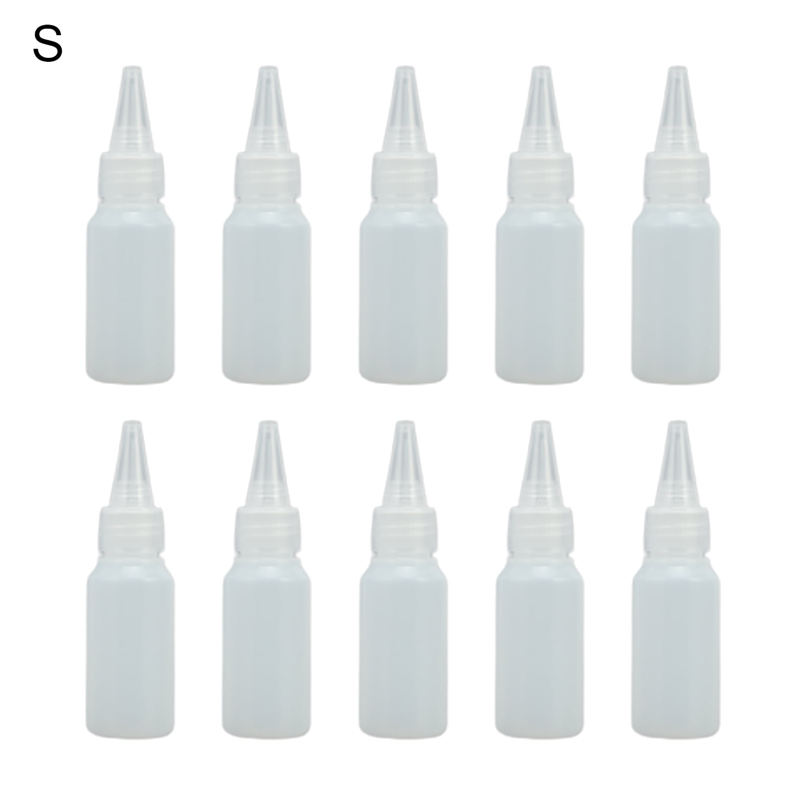 Yoone 10Pcs 30ML/60ML/100ML Tip Applicator Bottles Transparent High ...