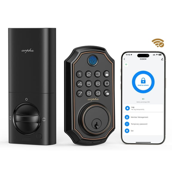 AREALER 433MHz Wireless WIFI + GSM Auto-dial Alarm System LCD Display ...