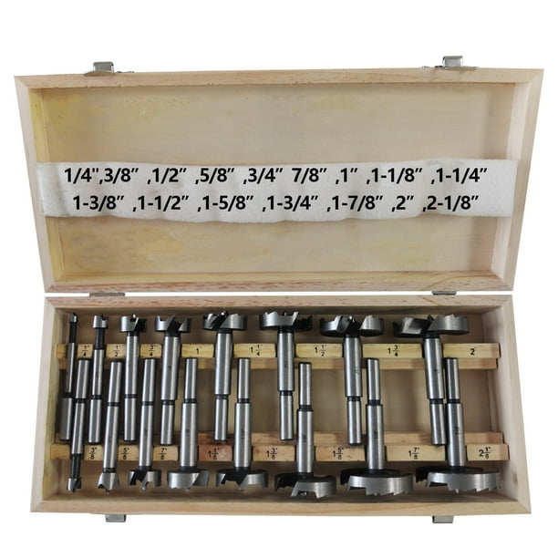 BASYNOL Forstner Bit Set for Wood Drilling,16 Piece Forstner Drill Bits ...