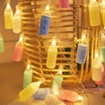 Colorful Crack Wine Bottle LED String Lights - Ideal for Weddings ...