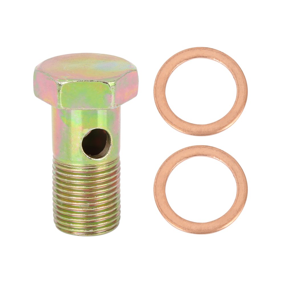 M18x1.5mm Car Metric Thread Banjo Bolts Brake Fitting Adapter with 2pcs M18 Washers - Walmart ...