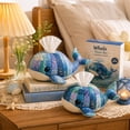 DIY Patchwork Tissue Box Cover Sewing Kit, Animal Themed Ocean Sea ...