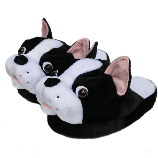Fuzzy Winter Indoor Dog Animal Slippers for Women and Men - Walmart.ca