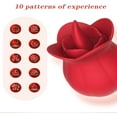 Rose Sex Stimulator G Spot Rose Vibrator With 9 Speed Vibrating Stimulator G Spot Sex Toys For