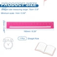 Uxcell Metal Straight Ruler 15cm Metric Aluminum Alloy Hollow Measuring ...