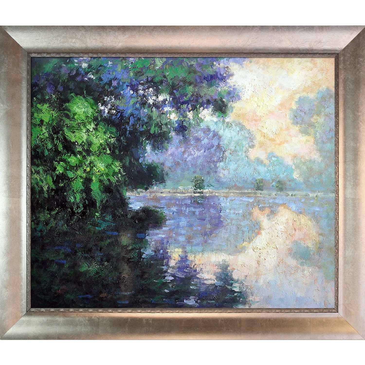 Morning on the Seine near Giverny with Silver Scoop with Swirl Lip ...