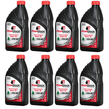 PENN GRADE 1 71566, V2 4-Stroke Motorcycle Oil SAE 10W-40, 12 Quart ...