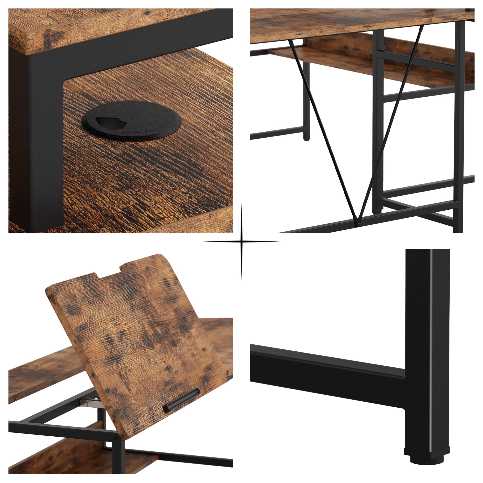 L Shaped Drafting Desk
