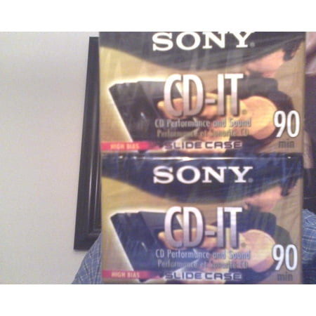 Sony High Bias Type II Audio Cassettes in Slide Cases | Walmart Canada