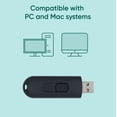 Onn+ 64GB USB 2.0 Flash Drive, Portable Storage, Plug and Play, Compatible with PC and Mac ...