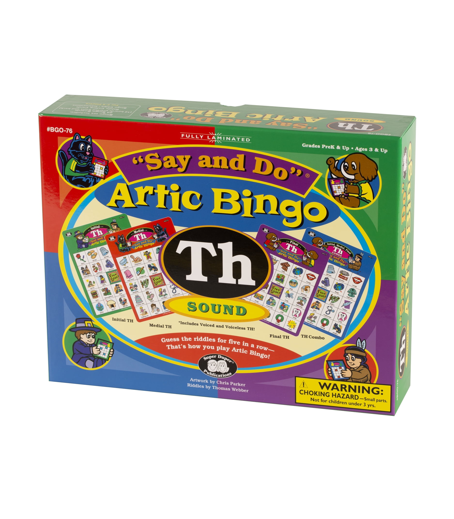 Super Duper Publications | Say and Do Artic Bingo Sound Game Letter “Th ...
