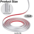5ms PVC Self-Adhesive Flexible Molding Trim Ceiling Molding Wall Trim ...