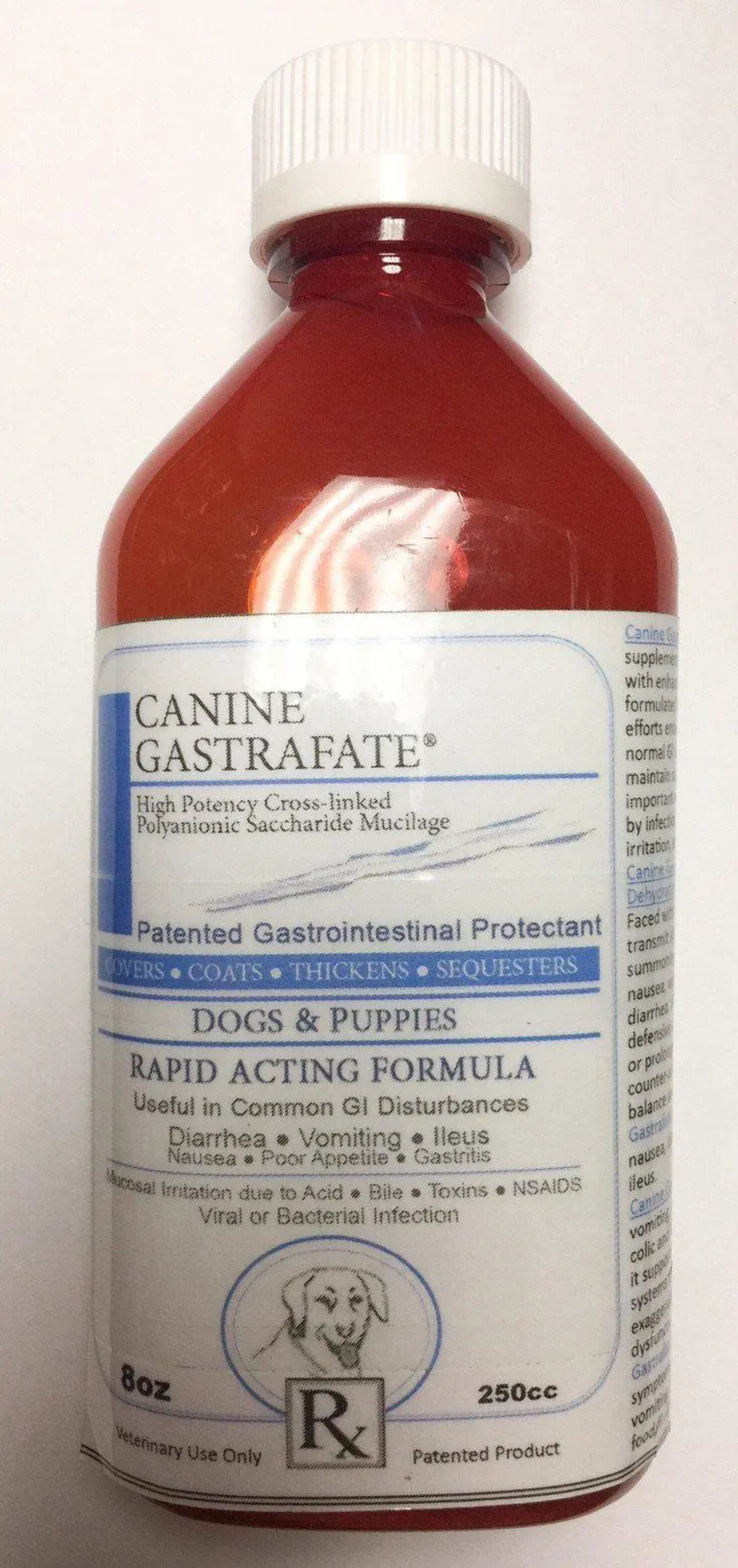 Canine Gastrafate Dog 8 oz. GI Disturbances Diarrhea Vomit Gastritis ...