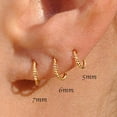 Hoop Earrings Cartilage Nose Septum Ear Helix Tragus Piercing Jewelry ...