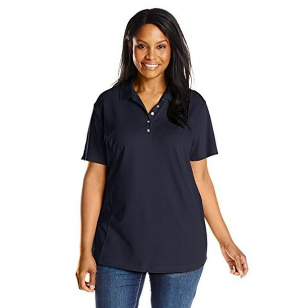 Riders by Lee Indigo Plus Short Sleeve Polo Shirt - Walmart.com
