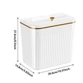 Compost Kitchen Garbage Can 7L 12L Wall Mounted Odor Proof for Food ...