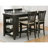 Jofran Prospect Creek Wood Counter Height Dining Table in Dark Brown ...