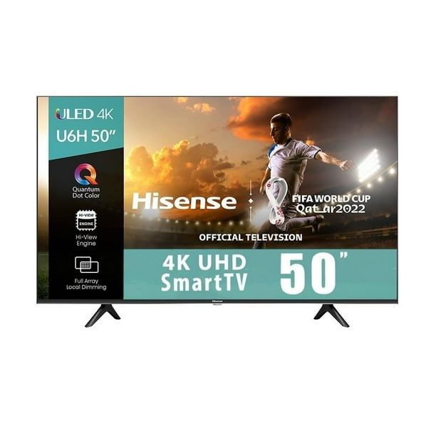 TV Hisense 50 Pulgadas 4K Ultra HD Smart TV ULED 50U6H | Bodega Aurrera en línea