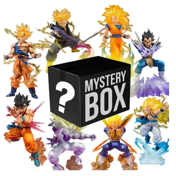 Figura de Dragon Ball Mystery Anime Box Blind Lucky Box, Goku, freezer ...