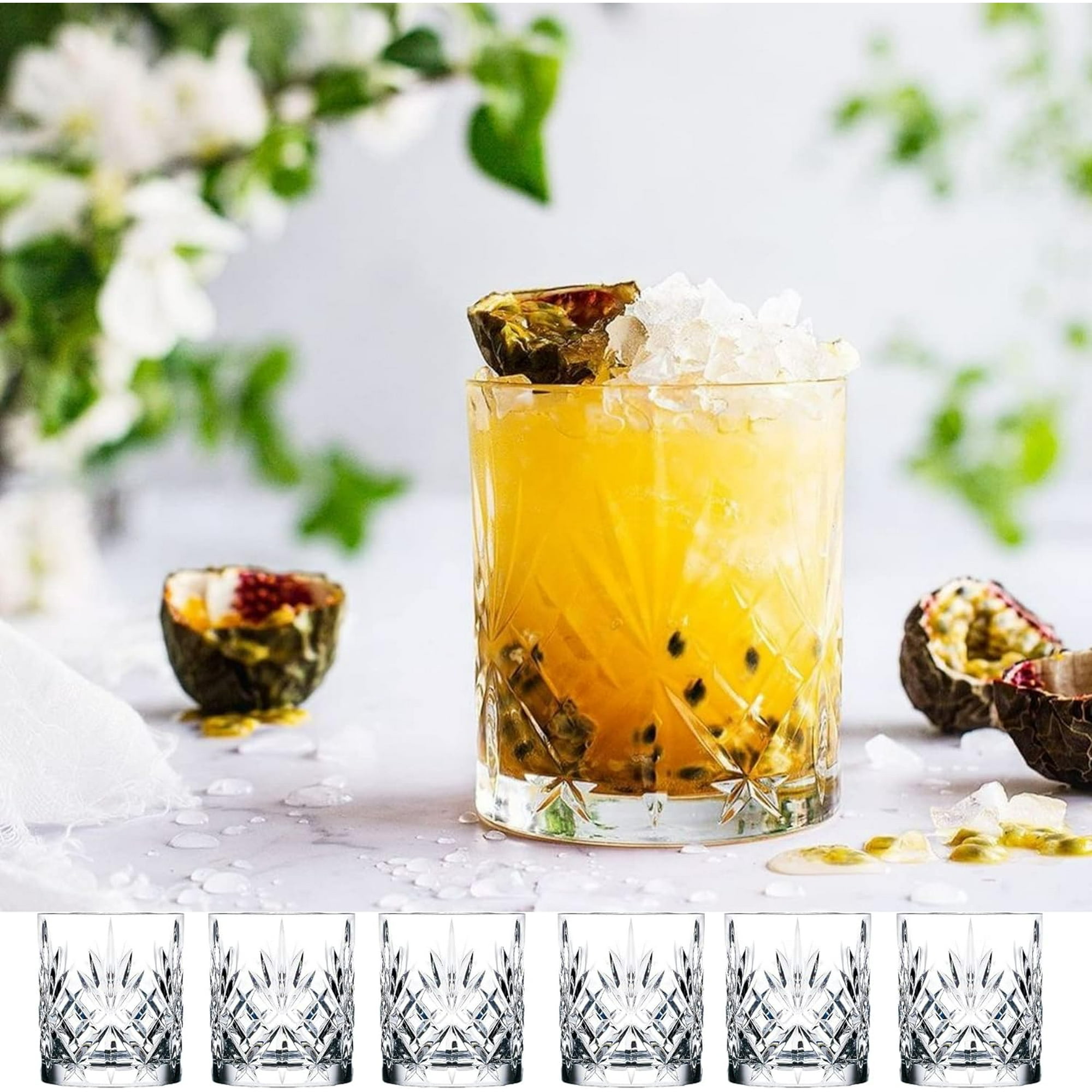 Click here for Gfdyree Set Of 6 Double Old Fashioned Crystal Glas... prices