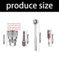 Adjustable Universal Socket Wrench Grip Adapter 10-19mm Hexagonal Head ...