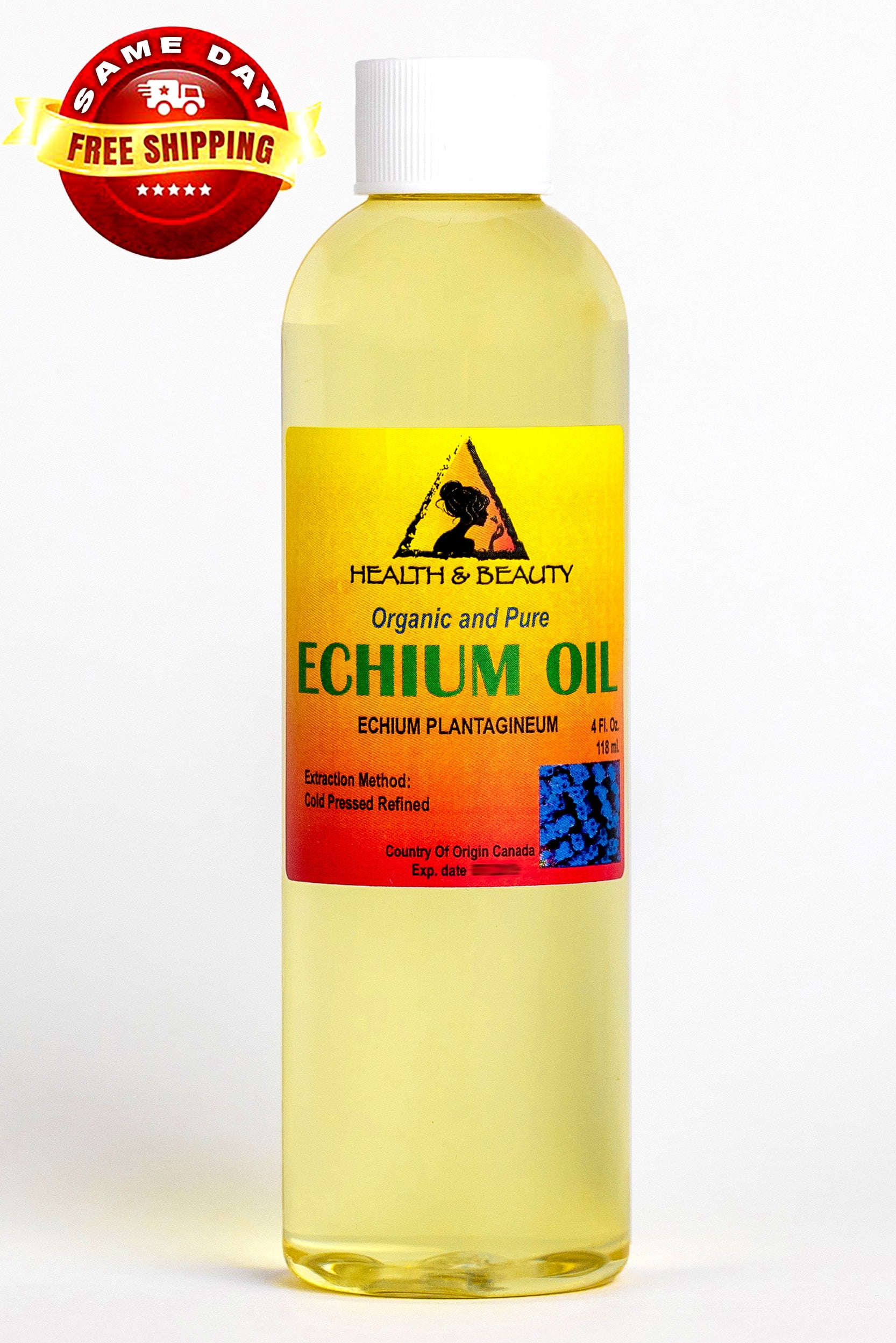 ECHIUM SEED OIL ORGANIC REFINED COLD PRESSED PREMIUM FRESH PRIME 100% ...